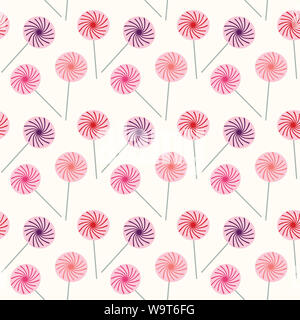 Kids cartoon seamless lollipop candy pattern for fabrics and packaging ...