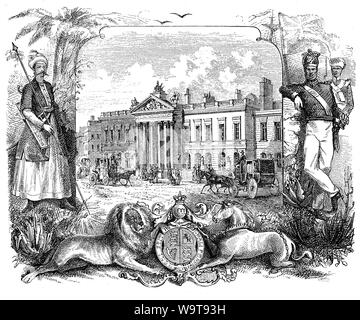 London Headquarters of the East India Company ; an English company ...