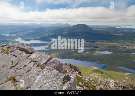Ben Stack over Loch Stack, Sutherland, Scotland, UK Stock Photo - Alamy