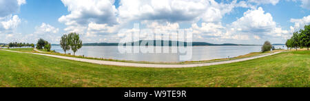 Lake Brombach (Brombachsee), Ramsberg in Bavaria, Germany Stock Photo ...