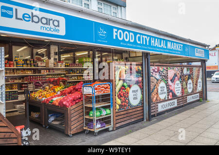 Food City Halal Market ,Linthorpe Road,Middlesbrough,England,UK Stock ...