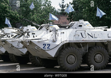 9th May 1993 During the Siege of Sarajevo: French soldiers prepare to ...