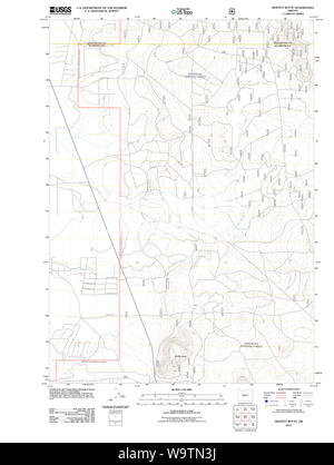 USGS Topo Map Oregon Moffitt Butte 20110818 TM Inverted Restoration ...