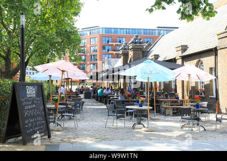 Young's Dial Arch pub on Dial Square, the site of a former gun ...