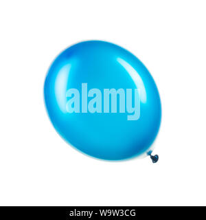 Single blue helium balloon, element of decorations Stock Photo - Alamy
