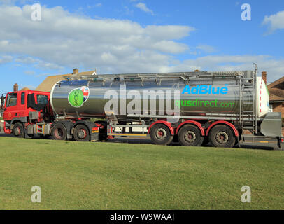 AdBlue, QUS, tanker, lorry, road transporter, truck, Norfolk, England ...