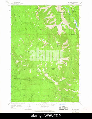 USGS Topo Map Oregon Mt Defiance 280855 1994 24000 Inverted Restoration ...