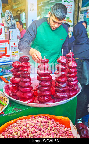 Shop vendor in a souk in Tehran, Iran Stock Photo - Alamy
