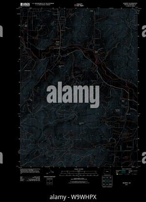 USGS Topo Map Oregon Murphy 280896 1996 24000 Inverted Restoration ...