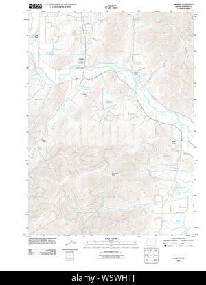 USGS Topo Map Oregon Murphy 280896 1996 24000 Inverted Restoration ...