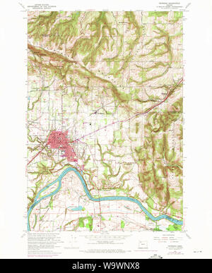 USGS Topo Map Oregon Newberg 280917 1961 24000 Restoration Stock Photo ...