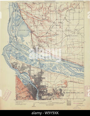 USGS Topo Map Oregon OR Portland 281132 1961 24000 Restoration Stock ...