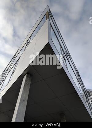 Abstract triangular building angle shot Stock Photo - Alamy