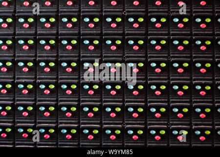Background LED screen. Pattern LED screen. LED lamps in electronics ...