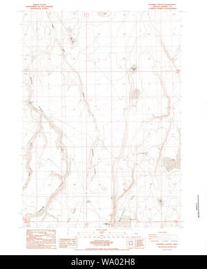 USGS Topo Map Oregon Rawhide Springs 20110824 TM Inverted Restoration ...