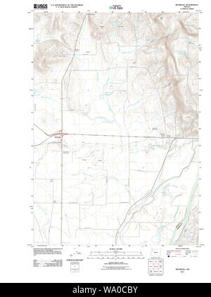 USGS Topo Map Oregon Rickreall 281266 1969 24000 Restoration Stock ...