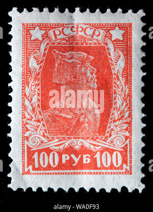 Red army soldier, postage stamp, Russia, 1922 Stock Photo - Alamy