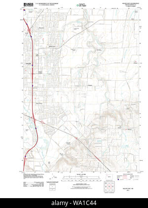 USGS Topo Map Oregon East Lake 20110715 TM Restoration Stock Photo - Alamy