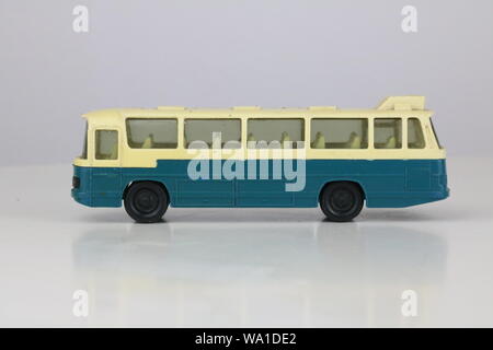 Vintage Bus Toy Stock Photo - Alamy