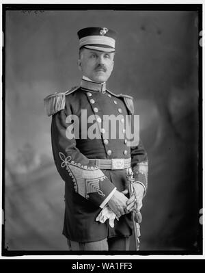 United States Marine Corps Officer in Blue Dress "A" Uniform including ...