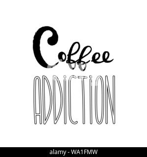 Coffee vector logo, typography, sign in black and white. Advertising ...