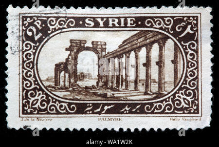 Syrian postage stamp Stock Photo - Alamy