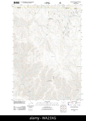 USGS Topo Map Oregon Silver Lake 20110819 TM Restoration Stock Photo ...