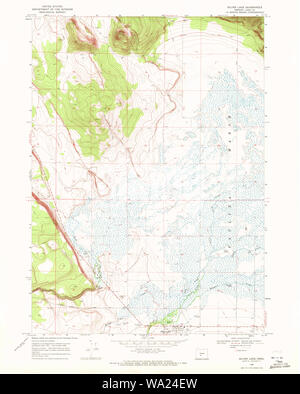 USGS Topo Map Oregon Silver Lake 281509 1968 24000 Restoration Stock ...