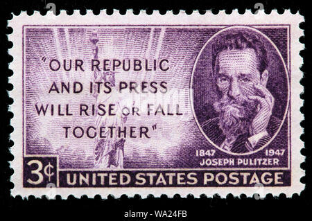 JOSEPH PULITZER (1847-1911) American newspaper publisher Stock Photo ...