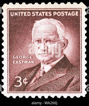GEORGE EASTMAN (1854-1932) American inventor of roll film and founder ...