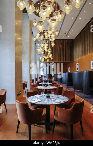 new and clean luxury restaurant in european style Stock Photo - Alamy