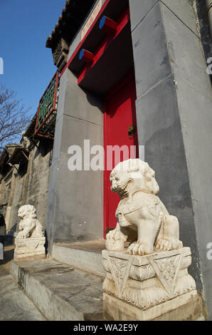 Beijing quadrangles hutong residences Stock Photo - Alamy