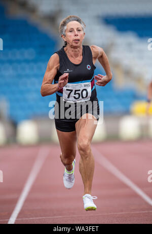 BIRMINGHAM - ENGLAND 10 AUG 2019: Angela Copson W70 (764) Anna Garnier ...
