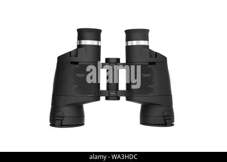Modern binoculars isolate on white background. Surveillance device ...
