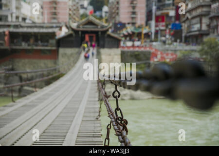 Sichuan luding bridge Stock Photo - Alamy