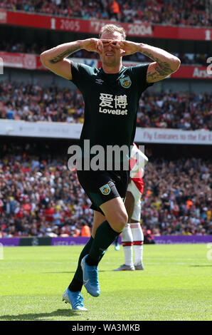 Burnley's Ashley Barnes during the Emirates FA Cup third round match at ...