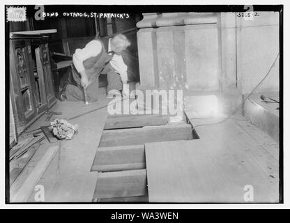 Bomb outrage - St. Patrick's Stock Photo - Alamy