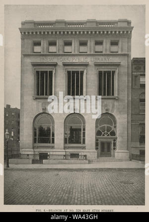 Branch at no. 328 East 67th Street, New York Public Library. Babb, Cook ...