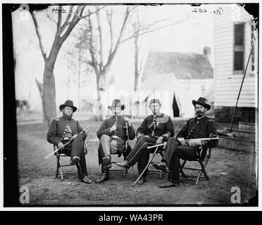Brandy Station, Va. Four provost marshals of the 3d Army Corps, Civil ...