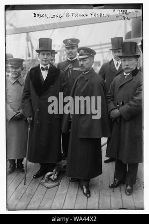 Breck. Long Long Breckinridge & Prince Fushimi, Photograph shows ...
