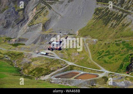 Force Crag mine, England, UK, Britain, Lake district Stock Photo ...