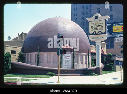 The Brown Derby Restaurant History of the Los Angeles Brown Derby ...