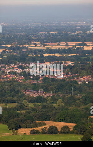 Crosscountry Trains class 221 voyager train crossing Congleton viaduct ...