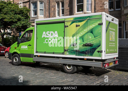 ASDA food delivery van, Edinburgh, Scotland, UK Stock Photo - Alamy