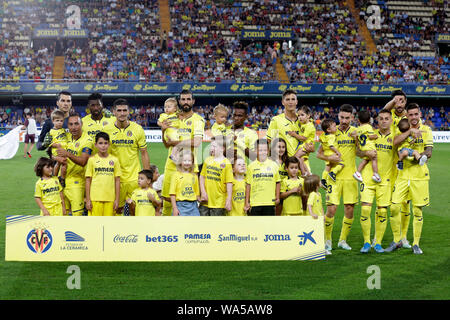 Villarreal team group during the La Liga EA Sports match between RC ...