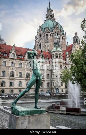 Hanover - Old Town Hall Stock Photo - Alamy