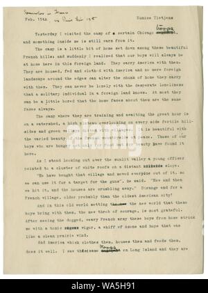 Dispatch, Feb. 15, 1918 Stock Photo - Alamy