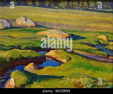 Glacial Meadow (Tuolumne Meadows) by Maynard Dixon, 1921 Stock Photo ...