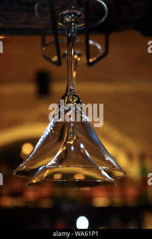 Martini Glass Upside Down Stock Photo - Alamy