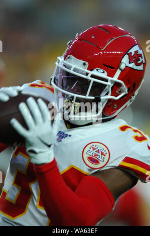 August 17th, 2019: Carlos Hyde #34 during the Pittsburgh Steelers vs ...